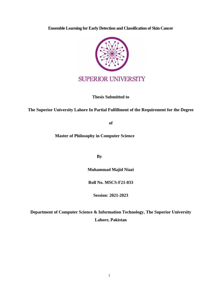 Skin Cancer Detection via Ensemble Learning | PDF | Melanoma | Deep Learning