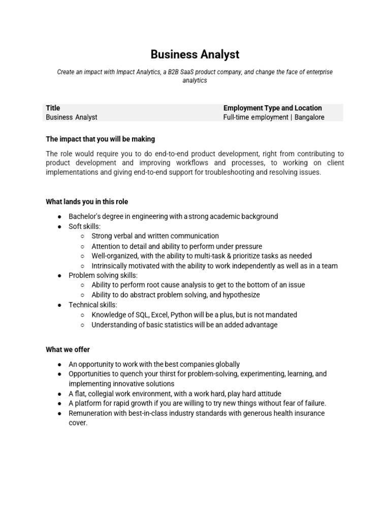 IA - Campus Recruitment JD - BA - VF | PDF | Machine Learning | Analytics