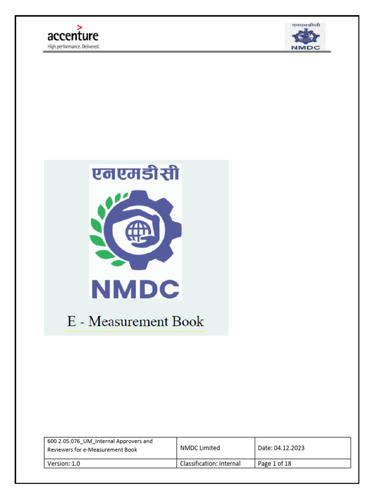 Internal Approvers for e-Measurement Book | PDF | Login | User (Computing)