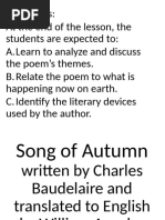 Autumn by Alan Bold | PDF | Poetry | Poetics