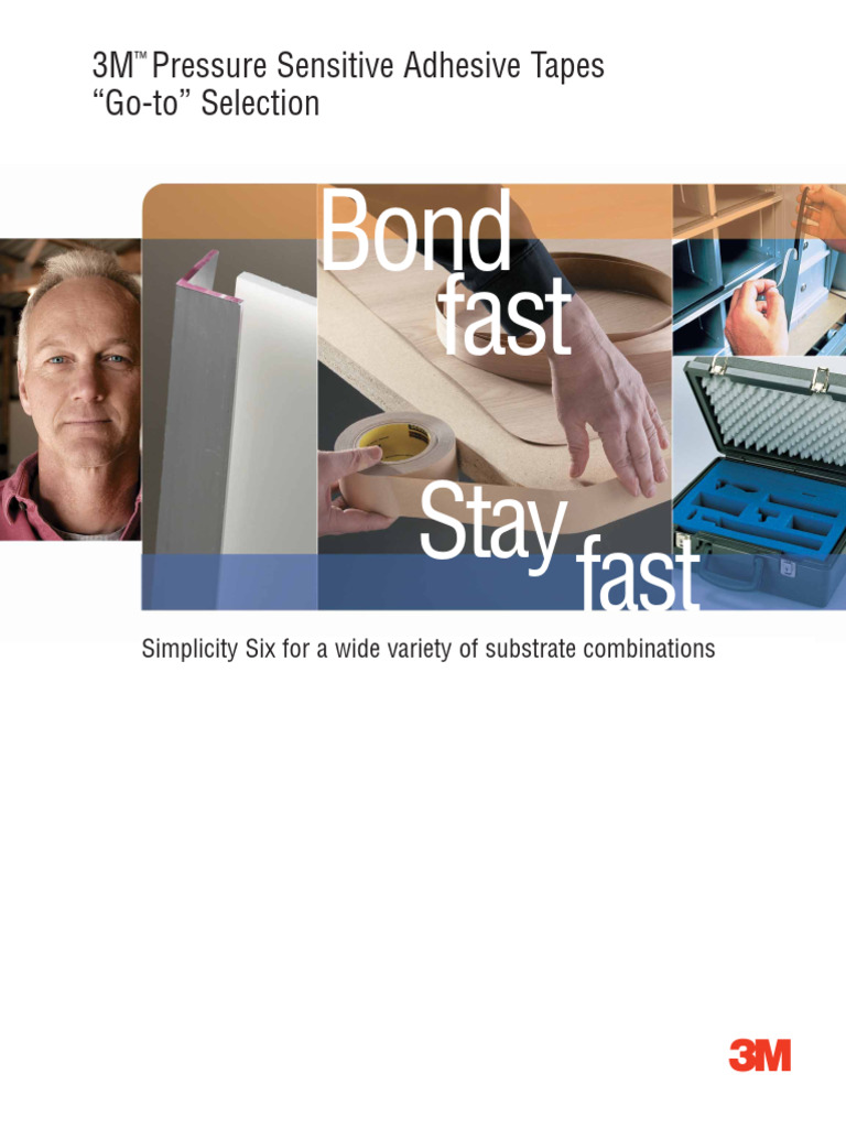 3M Adhesive Tape Selection Table | PDF | Adhesive | Legal Liability