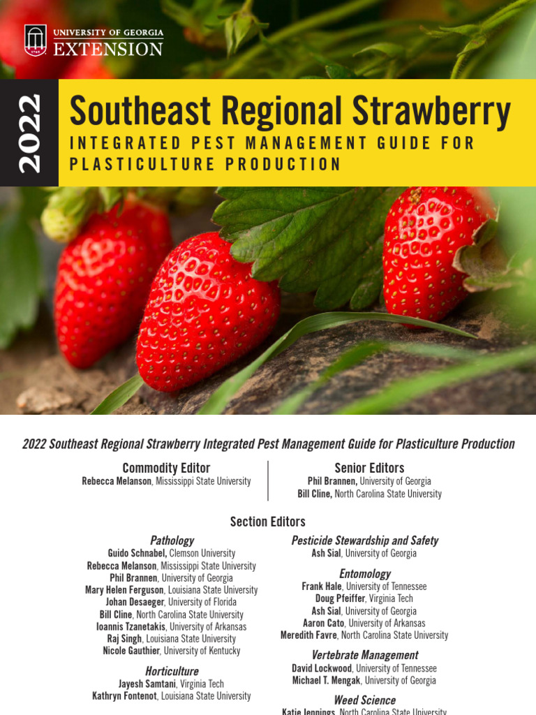 2022 Strawberry IPM Guide | PDF | Pesticide | Personal Protective Equipment