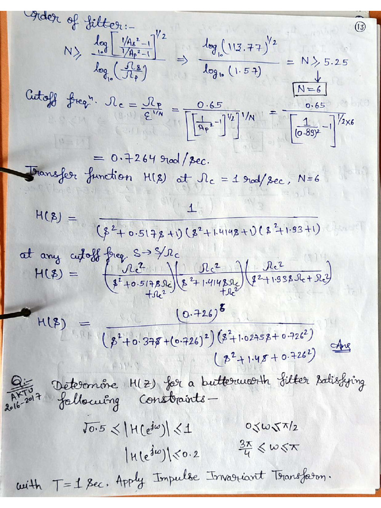 DSP Unit 2 Part 2 | PDF