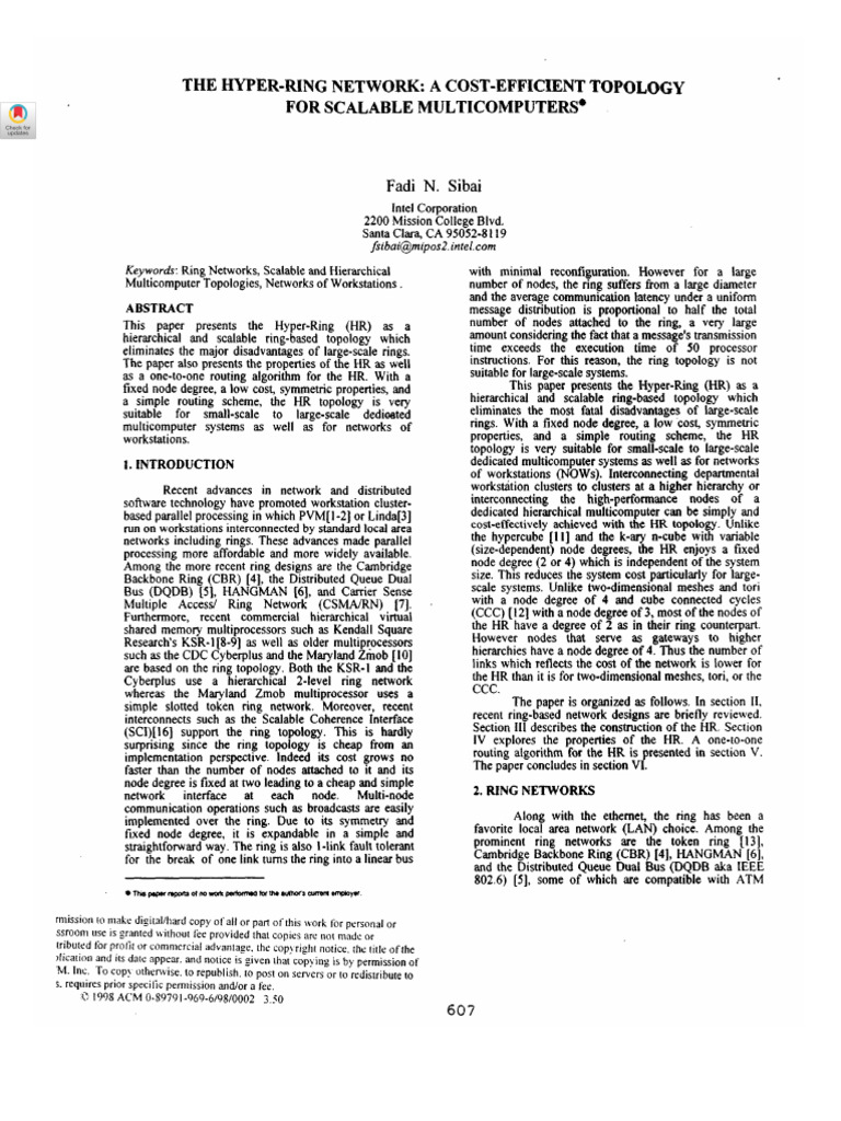 330560.330982 | PDF | Network Topology | Parallel Computing