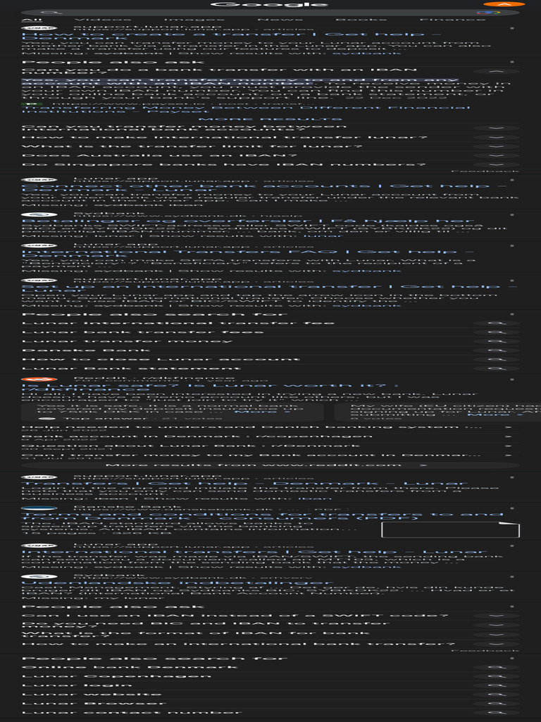 Transfer from Sydbank to Lunar IBAN | PDF | Wire Transfer | Payments