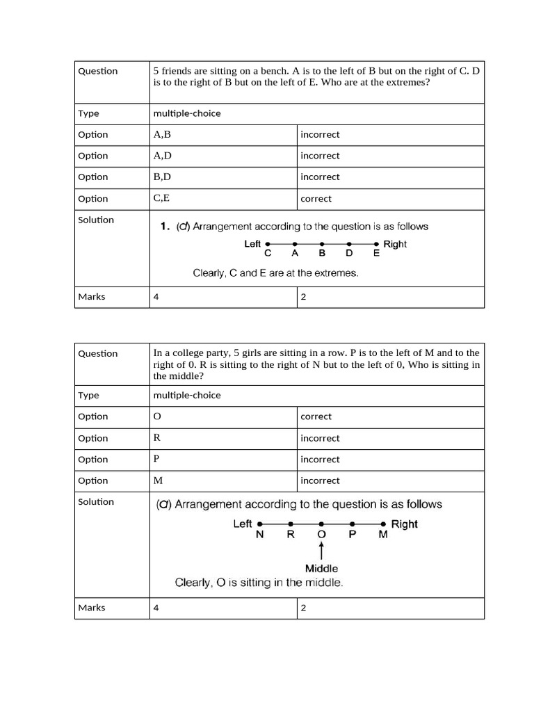 Verbal and Non Verbal Reasoning | PDF | Multiple Choice | Standardized ...