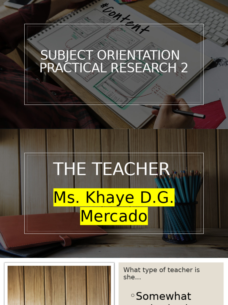 Practical Research Subject Orientation | PDF