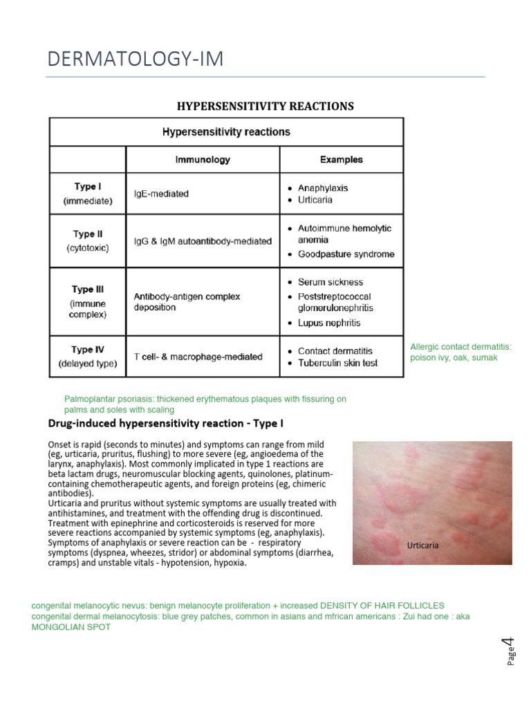 Derm | PDF | Dermatitis | Allergy