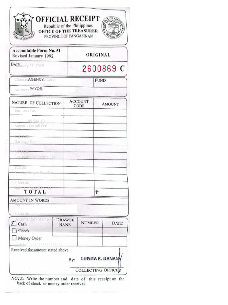 Business Permit Fee Breakdown | PDF