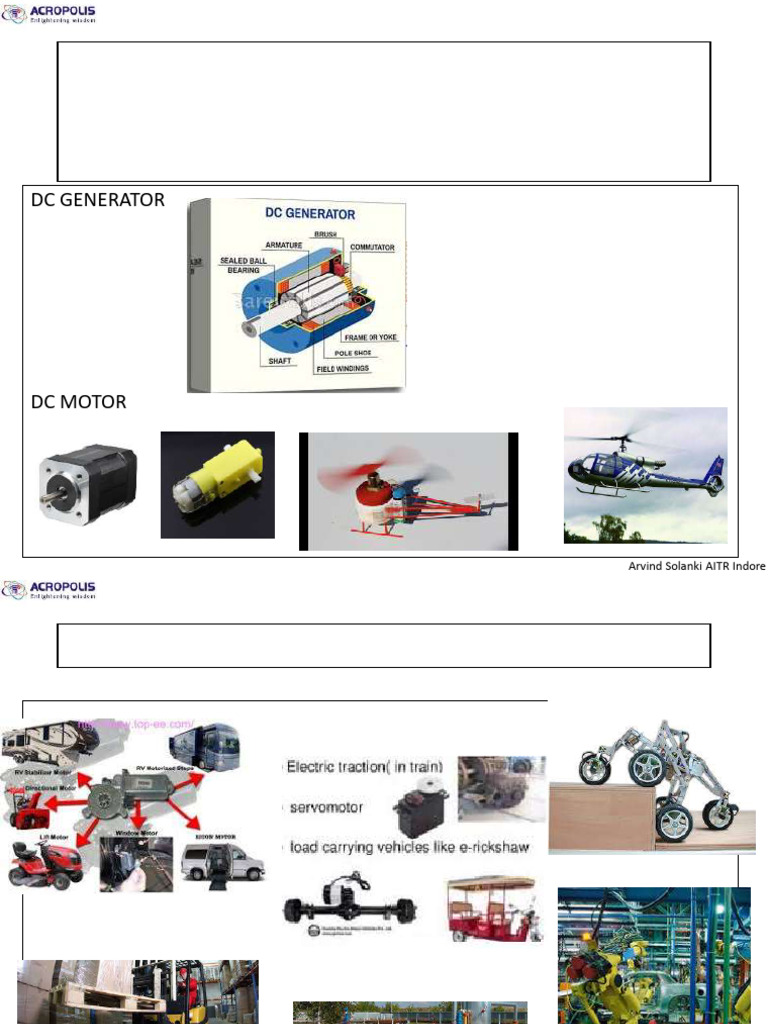 DC Machines: Generators & Motors Explained | PDF | Electromagnetic Induction | Electric Motor