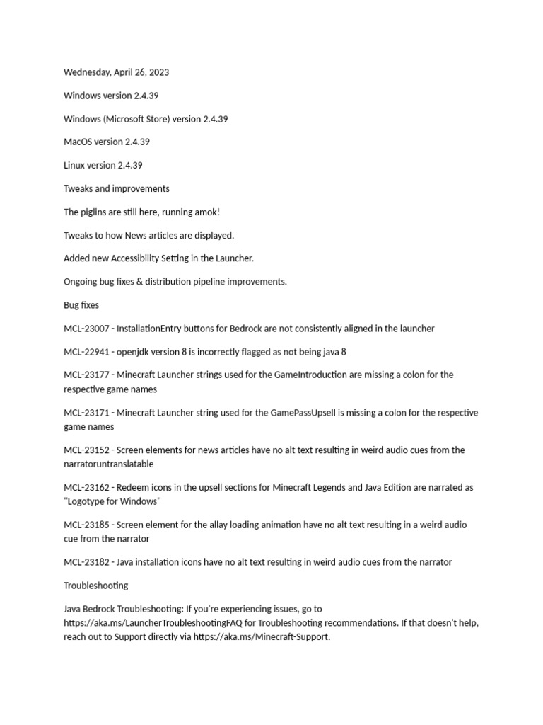 Micraft cords | PDF | Microsoft Windows | Minecraft