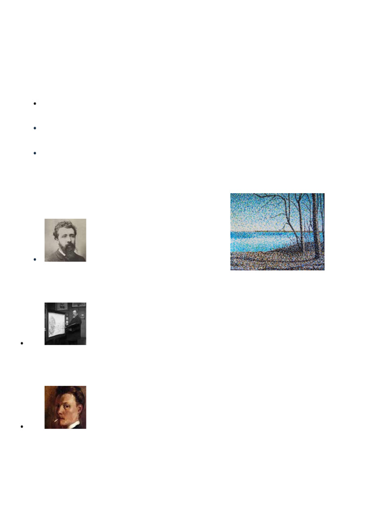 POINTILISM-ART-lecture | PDF | Modernism | Artistic Techniques