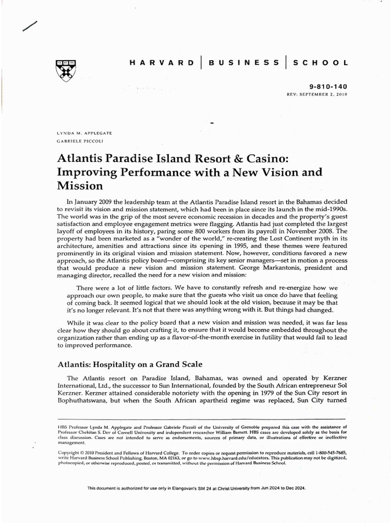Atlantis Case | PDF