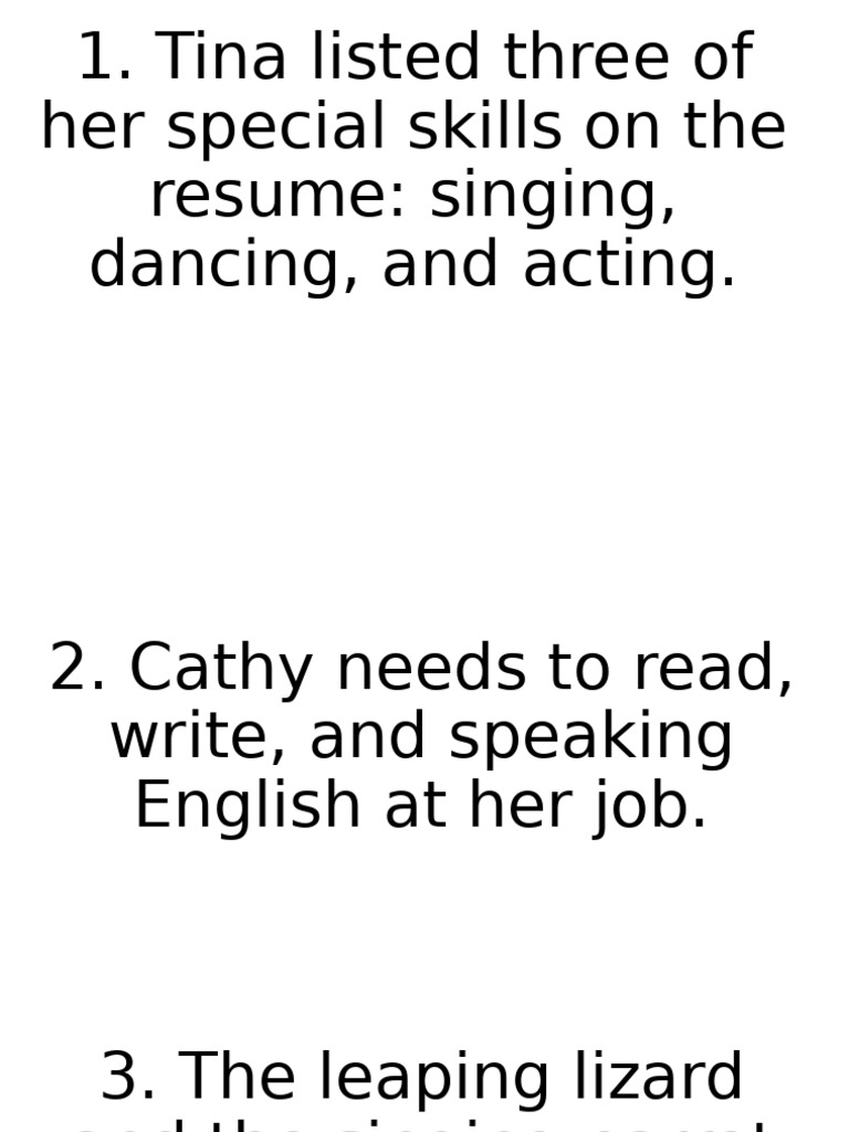 Parallelism Activity | PDF