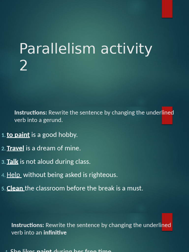 Parallelism Activity 2 | PDF