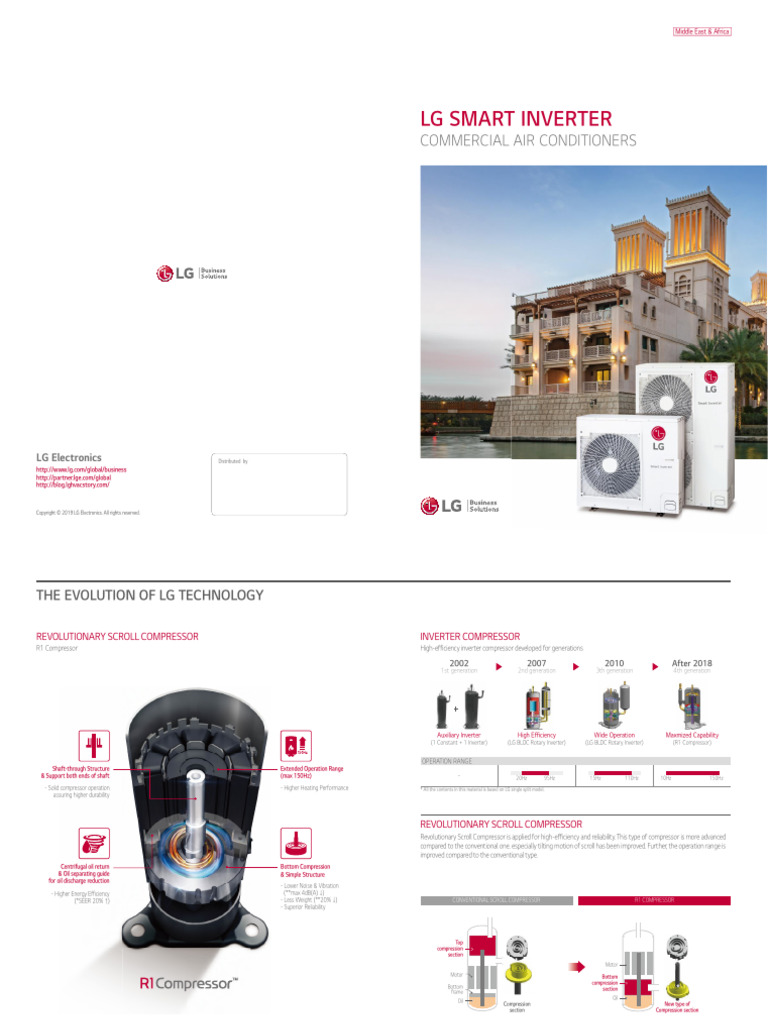 LG Floor Standing AC Specifications | PDF | Power Inverter | Air ...
