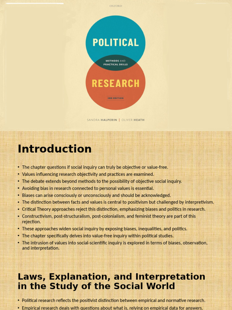 3 Objectivity & Values | PDF | Paradigm | Science