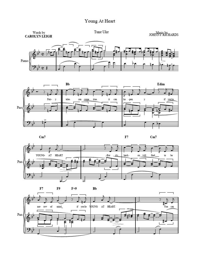 PhotoScore - Young-at-Heart-SHEET PVG- | PDF