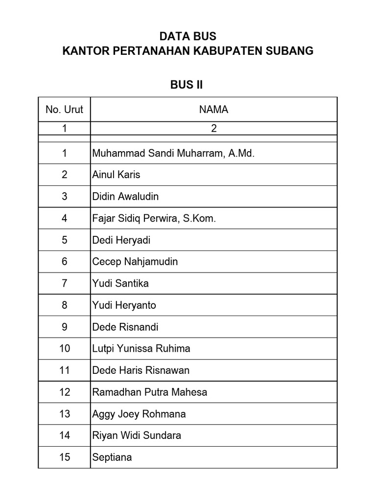 Data BUS 2 | PDF