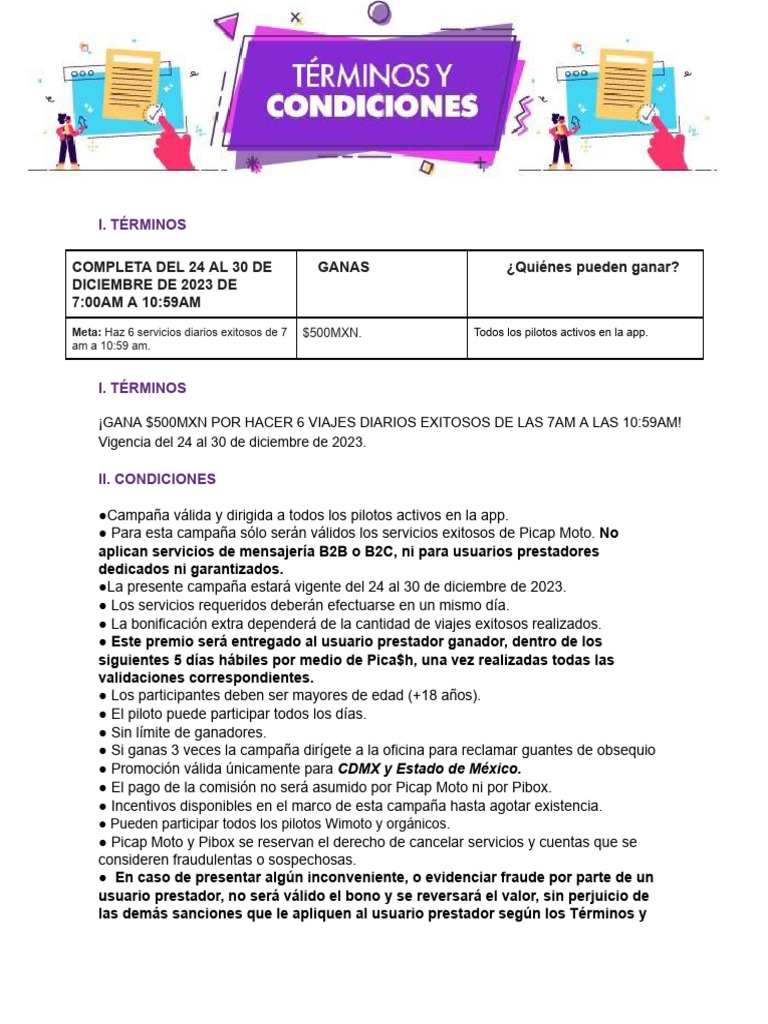 TYC 6 Viajes Diarios de 7am A 10 - 59am y Gana Bono Extra de 500MXN ...