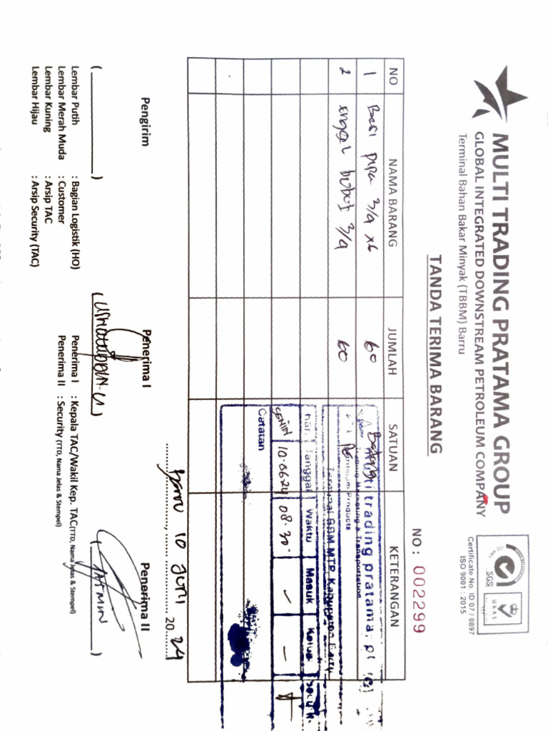 TTB 2299 ( Besi dan Engsel ) | PDF