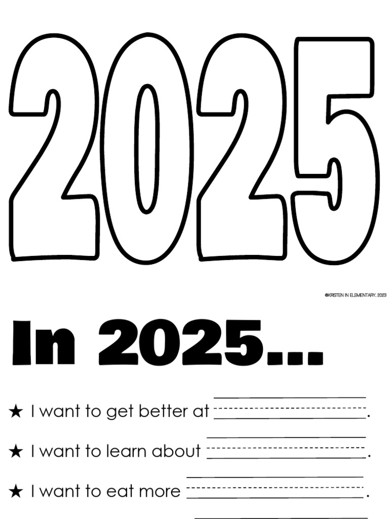 2025 Personal Goals and Aspirations | PDF