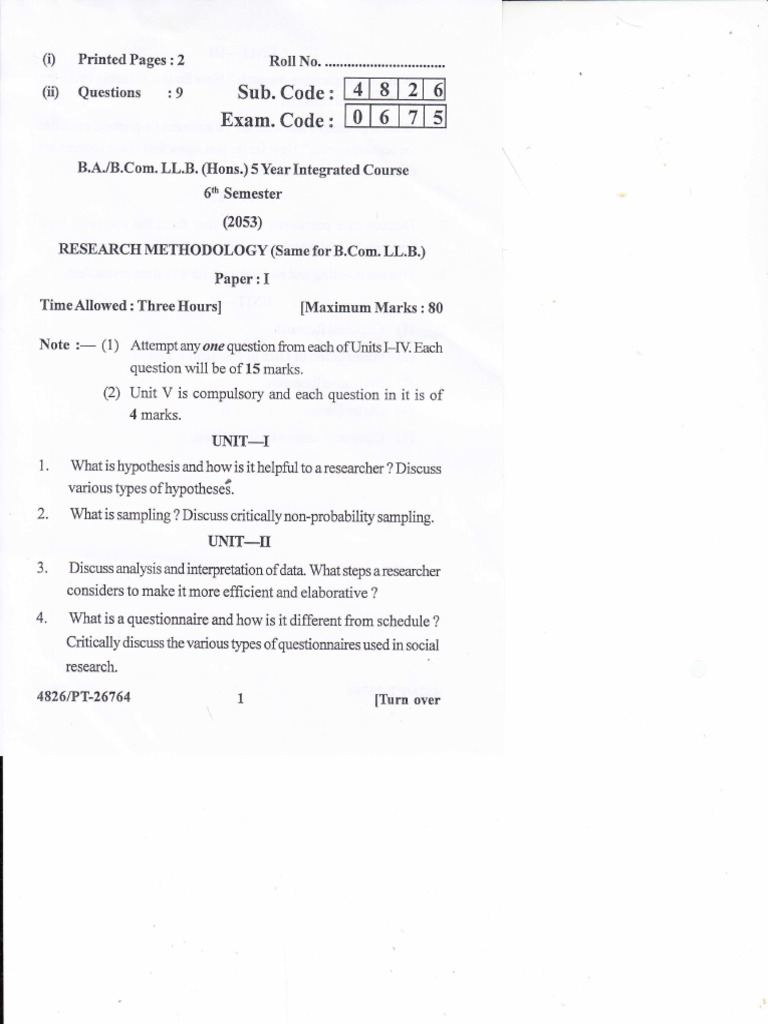 Reserch Methodology | PDF