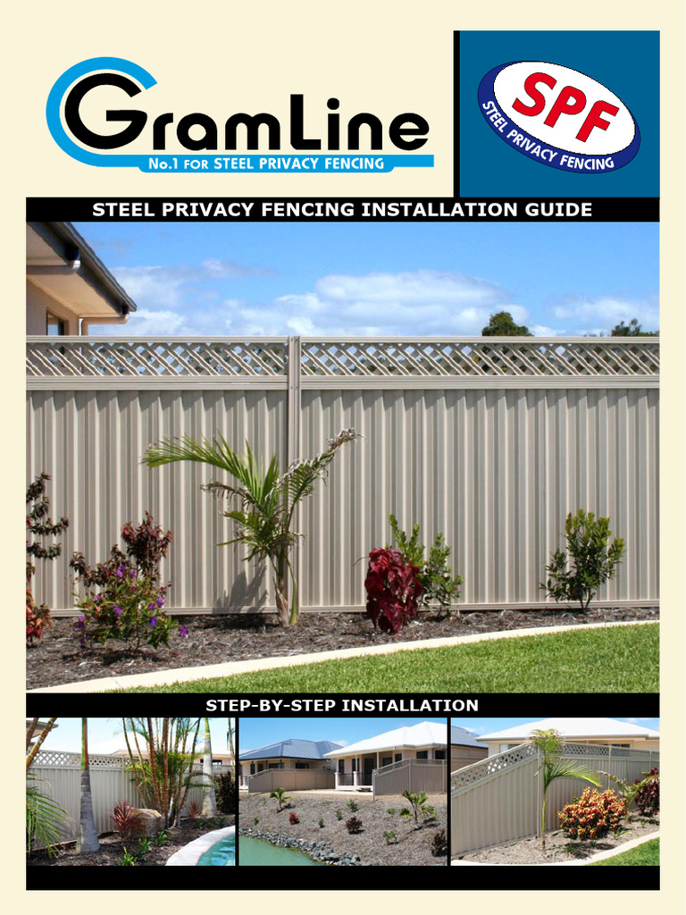 Gramline Installation Guide (1) | PDF | Screw | Drilling