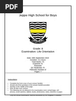 Maths Grade 8 Paper 2 | PDF | Arithmetic | Mathematics