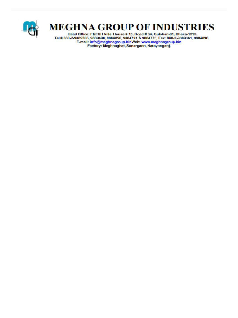 Employment Confirmation at Meghna Group | PDF | Employment | Salary