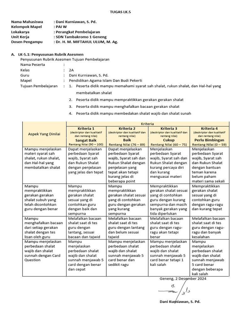 5. Tugas LK5 FIX | PDF