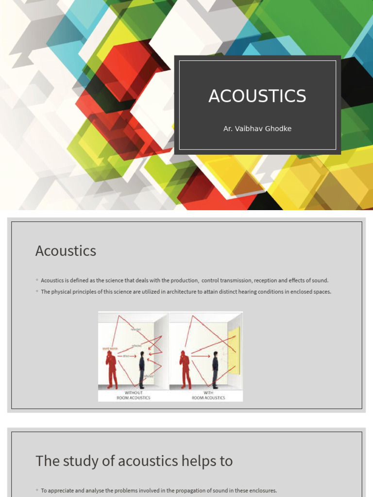 Acoustics | PDF | Sound | Waves