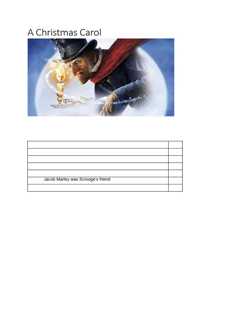 A Christmas Carol | PDF
