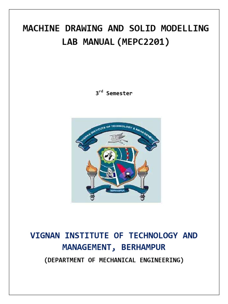MD & SM Lab Manual-1 | PDF | Auto Cad | Circle