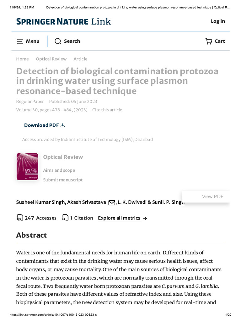 optical review | PDF