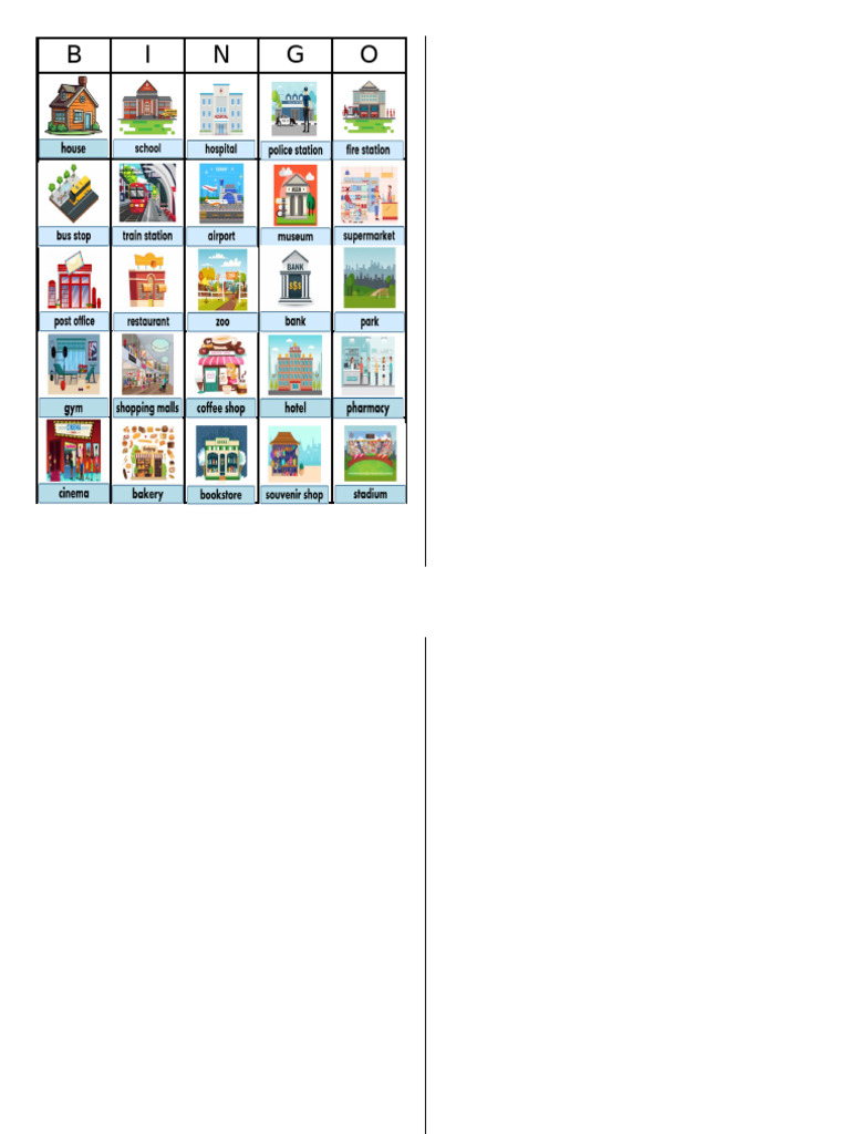 Bingo Places in Town | PDF