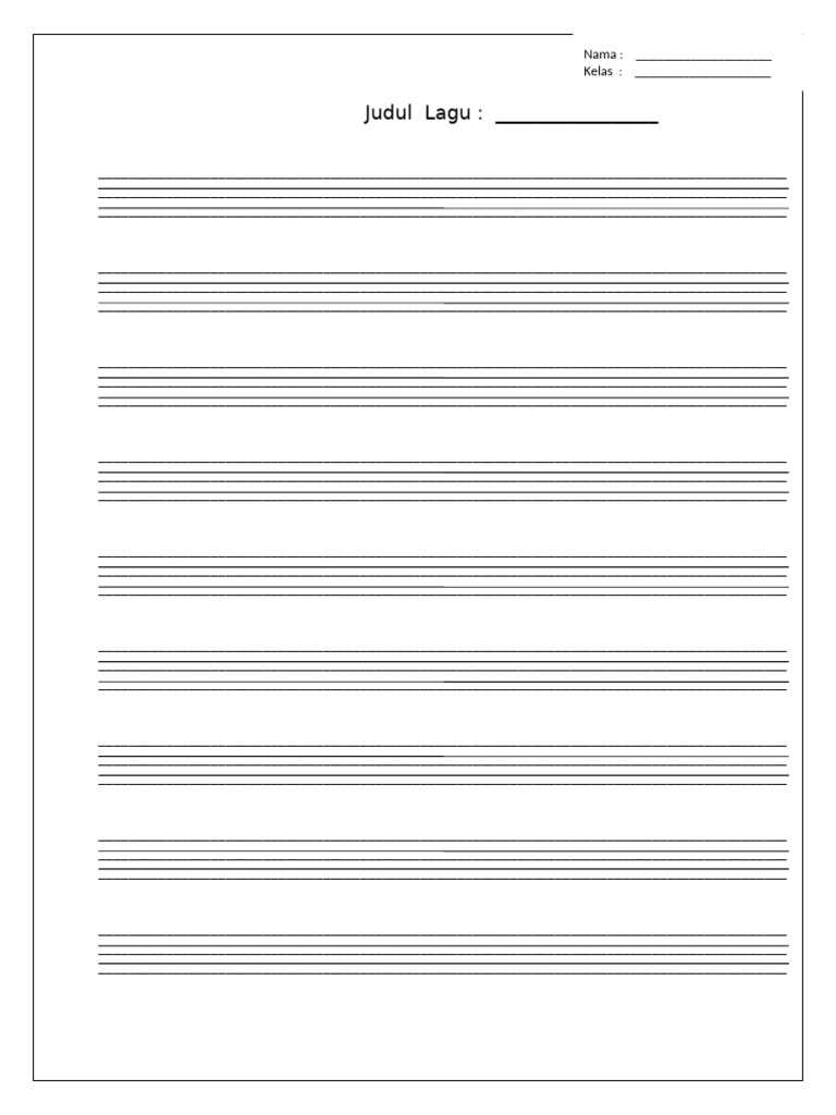 Garis Not Balok | PDF