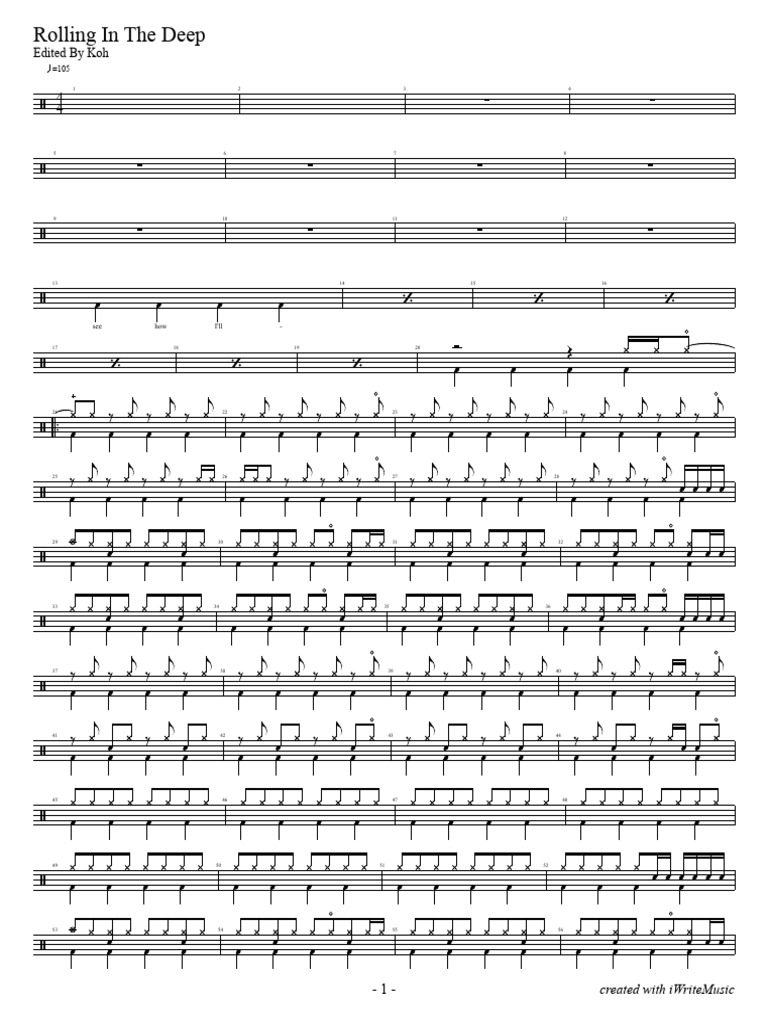 Rolling In The Deep | PDF