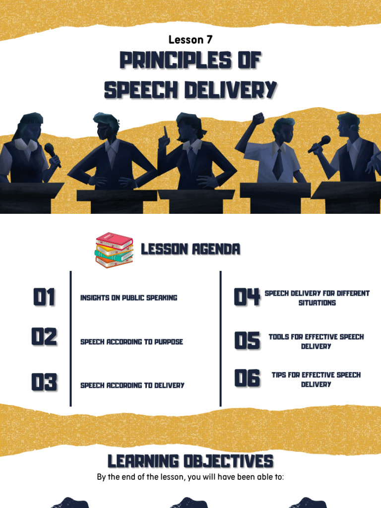 U3L7 Principles of Speech Delivery | PDF