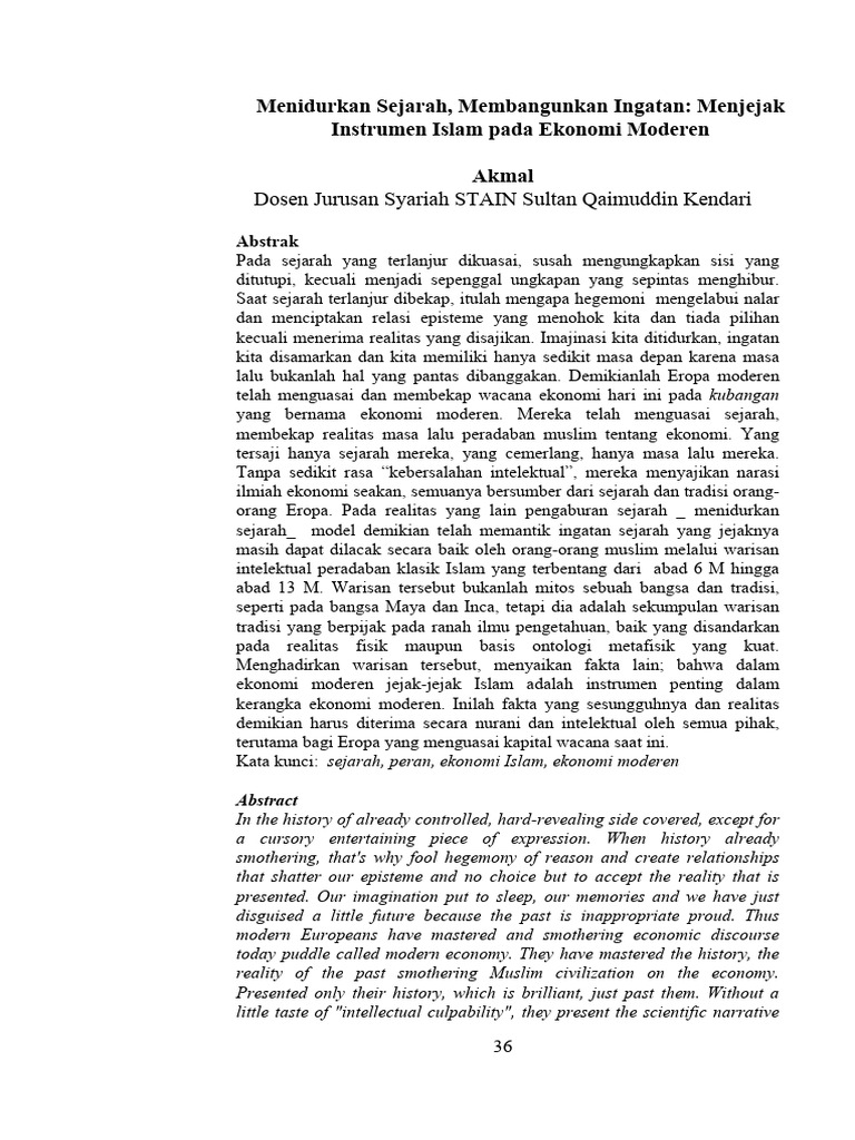 Menidurkan Sejarah Membangunkan Ingatan | PDF