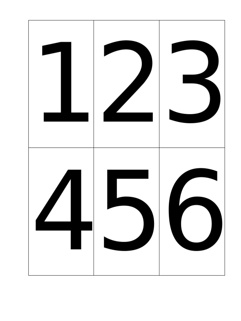 Stencil Numbers | PDF