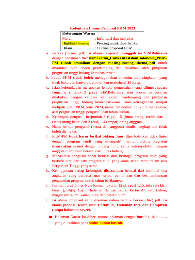 Proposal Tim 26 Sukses | PDF