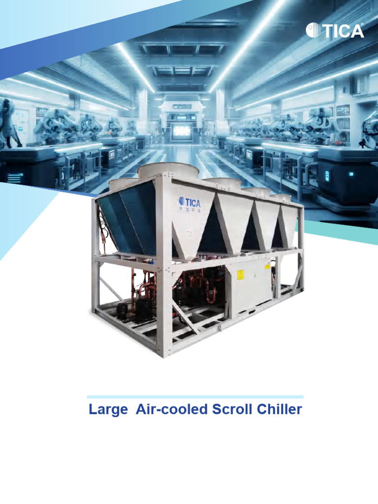（Compressed）TICA Air-cooled Big Capacity scroll chiller | PDF | Air ...