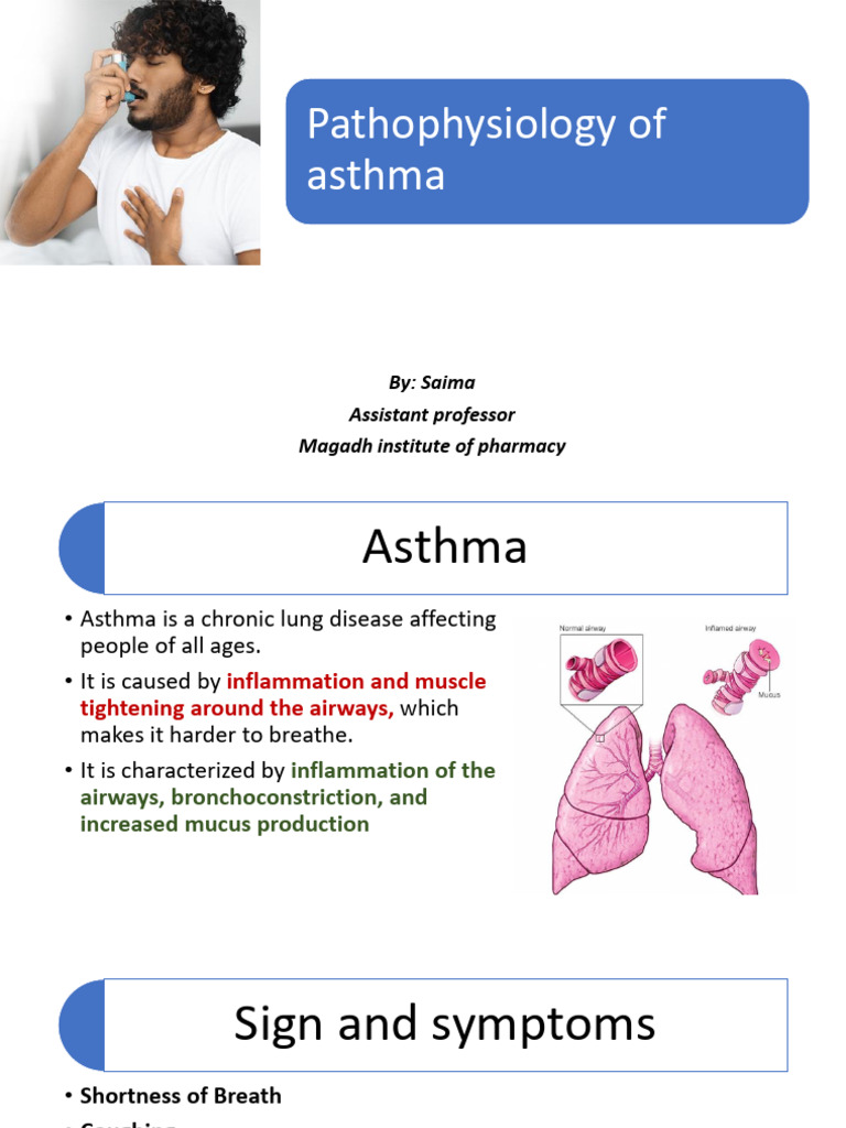 Pathophysiology of Asthma 2 | PDF | Asthma | Allergen