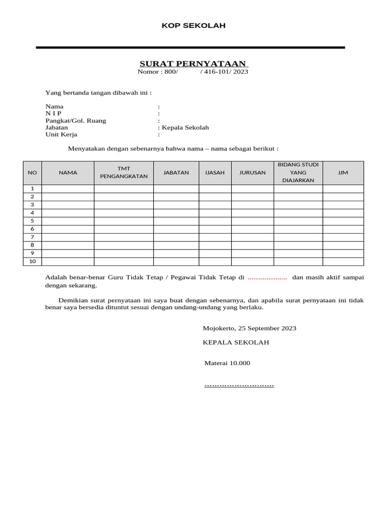 SURAT EDARAN GTT PTT 2023 TW3 Share Deal | PDF
