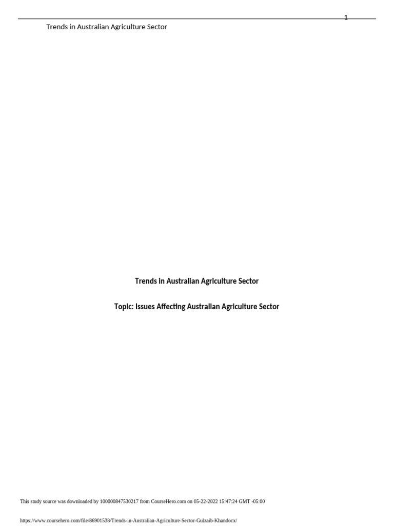 Trends_in_Australian_Agriculture_Sector_Gulzaib_Khan.docx-converted | PDF | Agriculture | Cereals