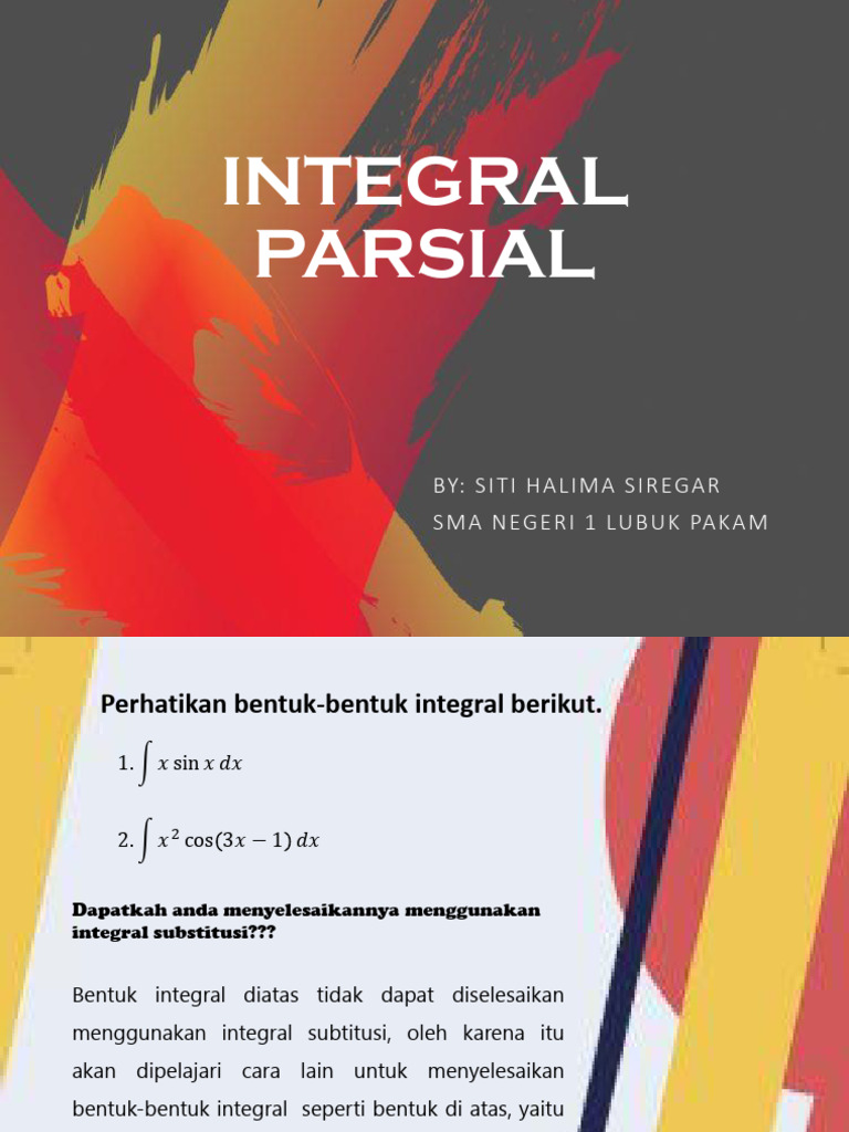 INTEGRAL PARSIAL | PDF