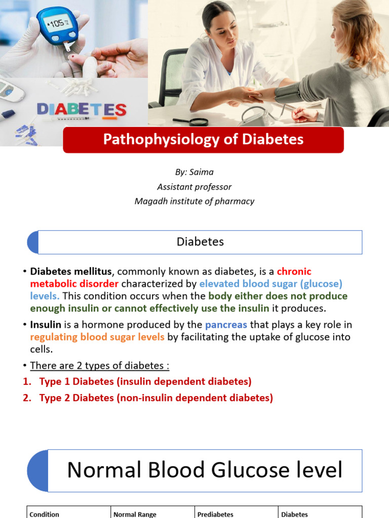 Pathophysiology of Diabetes Explained | PDF | Diabetes | Endocrine