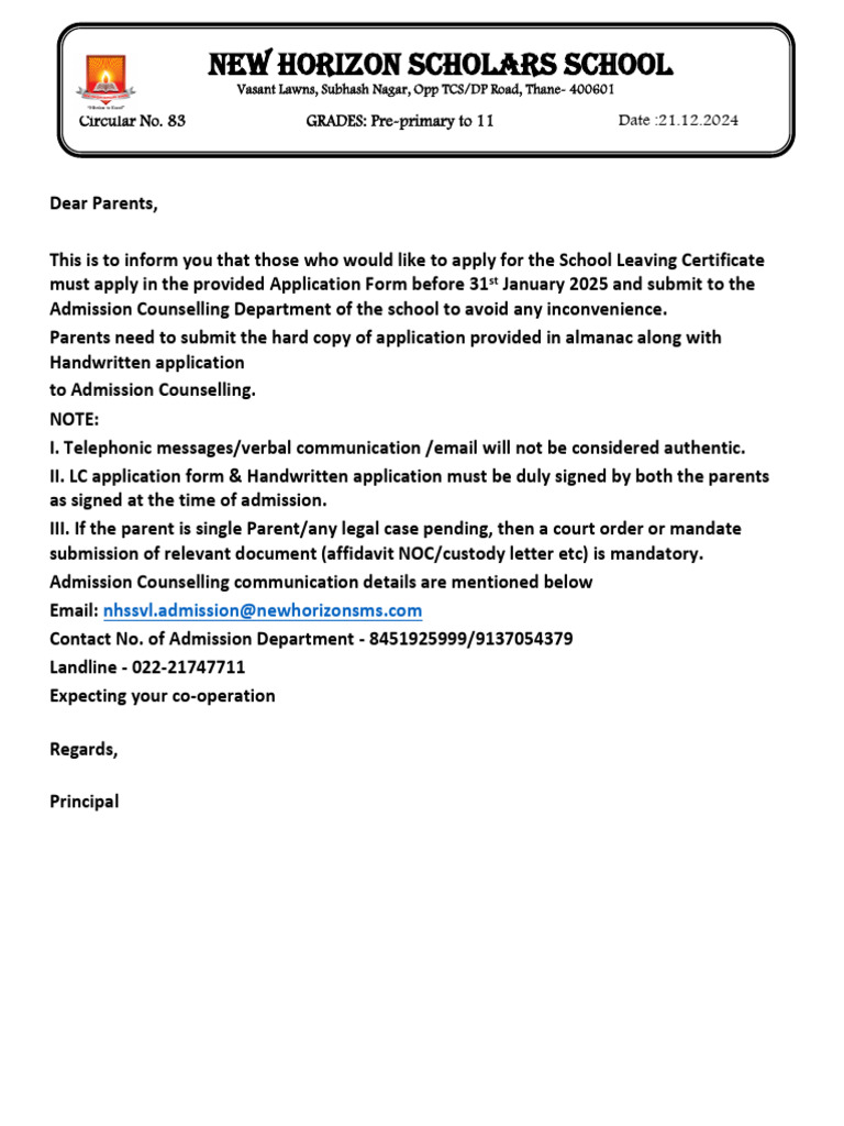 97fa4b98 f96f 4222 8e6c B0a06aea3bd2 LC Application Circular | PDF