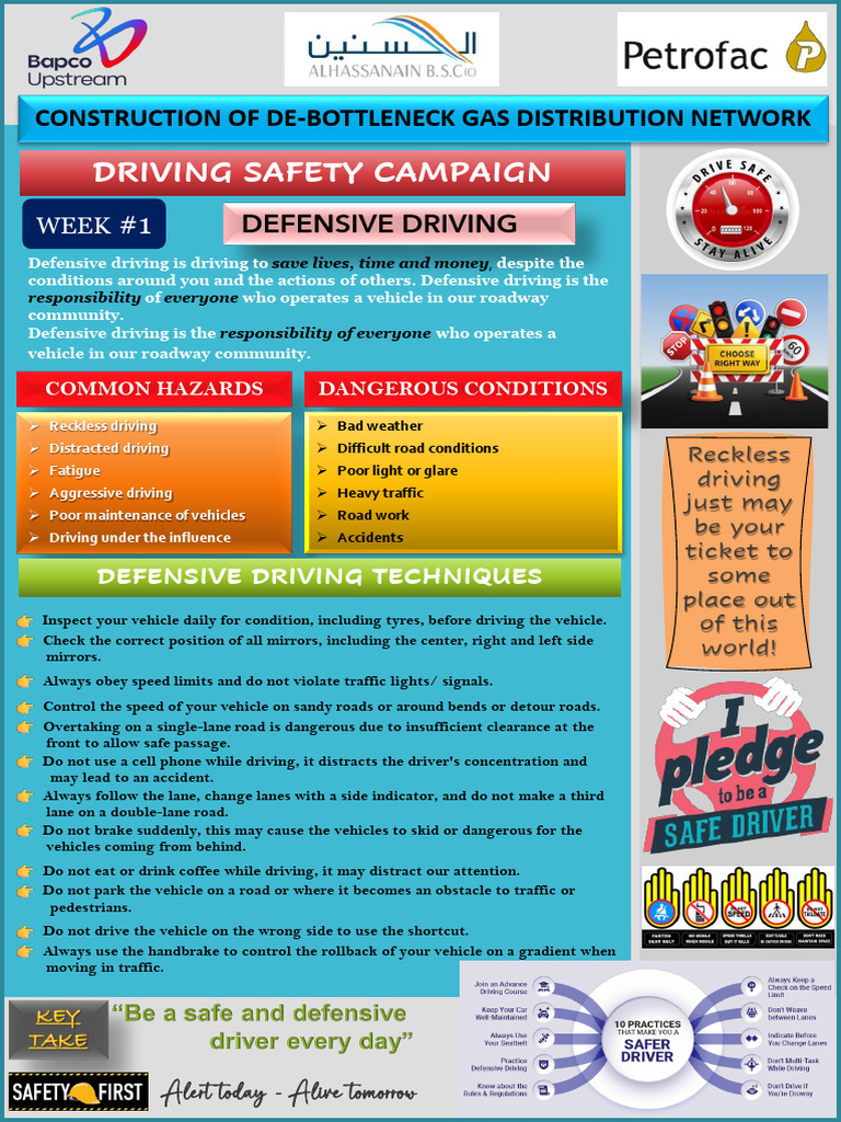 Defensive Driving Safety Guidelines | PDF | Traffic | Driving
